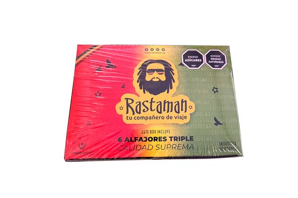 Pack de Alfajores Mixtos RASTAMAN x6 Unidades 600 gr en Tienda Inglesa