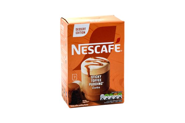 Café NESCAFÉ Dessert Edition Sticky Toffee Pudding Latte x 7 Sobres en ...
