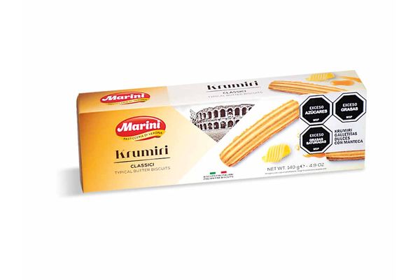 Galletas Dulces MARINI Krumiri con Manteca 140 gr en Tienda Inglesa