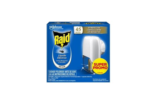 Repuesto Líquido sin Olor + Aparato Eléctrico RAID 32,9 ml en Tienda ...