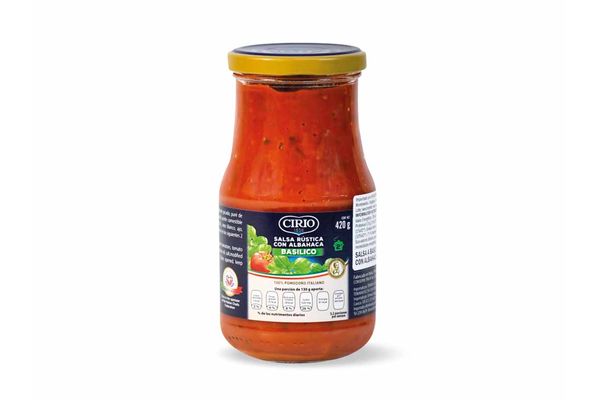 Salsa Rústica con Albahaca Basilico CIRIO 420 gr en Tienda Inglesa