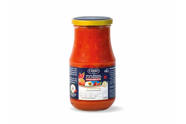 Salsa Rústica CIRIO a la Arrabbiata 420 g en Tienda Inglesa