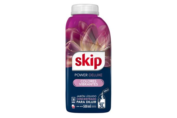 Jabón Líquido SKIP Power Deluxe Concentrado para Diluir 500 ml en ...