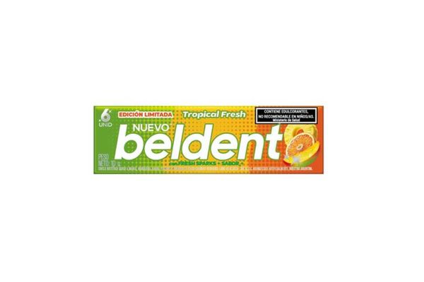Chicle BELDENT Tropical Fresh 20 gr en Tienda Inglesa
