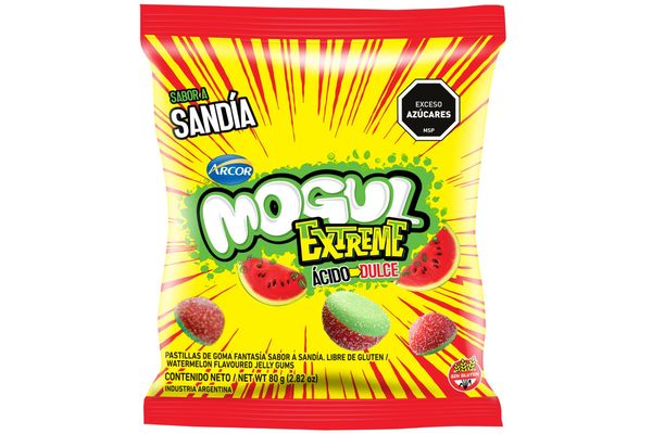 Gomitas MOGUL Sandia Extreme Ácido Dulce 80 gr en Tienda Inglesa