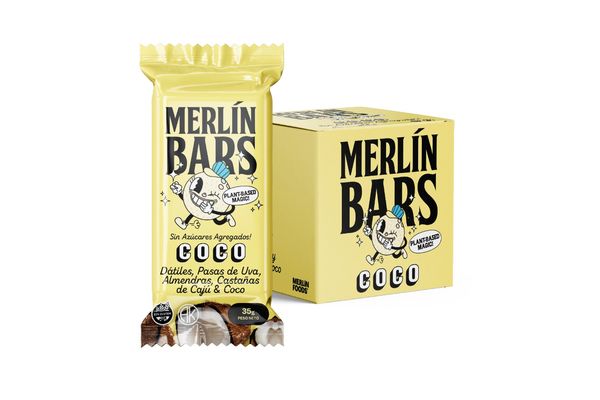 Barras de Cereal MERLÍN BARS Coco 35 gr en Tienda Inglesa