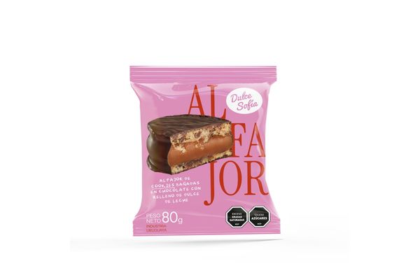 Alfajor de Cookies DULCE SOFÍA Bañadas en Chocolate con Relleno de Dulce de Leche 80 g en Tienda ...