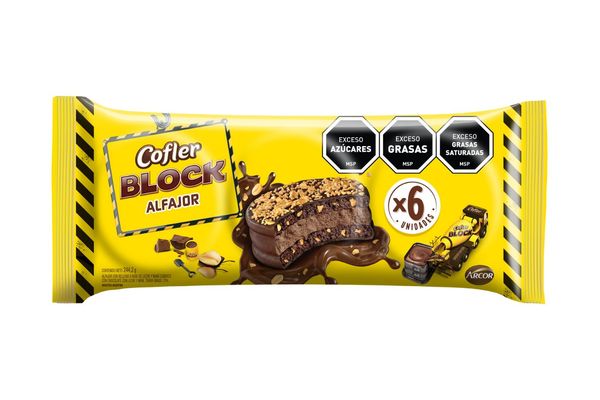Alfajor COFLER BLOCK (6 un.) en Tienda Inglesa