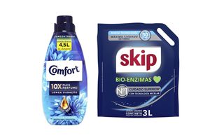 Combo Tienda Peso: Jabón Líquido SKIP Doypack 3 L + Suavizante COMFORT ...