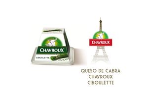 Queso de Cabra Ciboulette CHAVROUX 150 gr en Tienda Inglesa