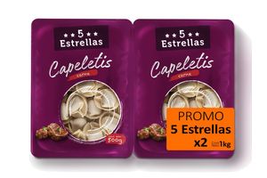 Pack Capelletis 5 ESTRELLAS x 2 en Tienda Inglesa