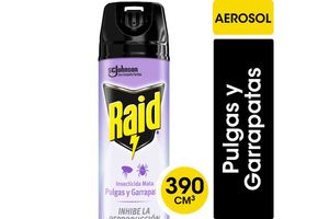 Insecticida RAID Mata Pulgas y Garrapatas en Aerosol 390 cc en Tienda ...
