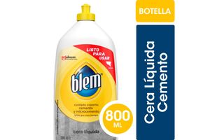 Cera Líquida Pisos Cemento BLEM Incoloro Botella 800 ml en Tienda Inglesa