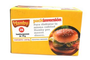 Hamburguesas HAMBY x 24 Unidades 1,68 Kg en Tienda Inglesa