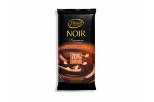 Chocolate Amargo con Almendra Enteras 70% de Cacao HAAS Noir Premium ...