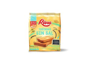 Tostadas RIERA Clásica sin Sal 200g en Tienda Inglesa