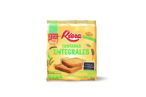 Tostadas RIERA Integrales 200gr en Tienda Inglesa