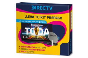 Kit DIRECTV Prepago en Tienda Inglesa