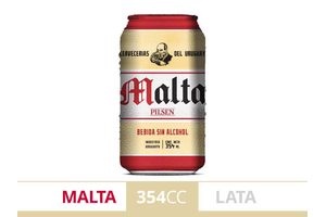 Malta PILSEN lata 354ml en Tienda Inglesa