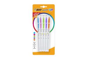 Bolígrafo BIC Cristal Up x 4 + 1 Gratis en Tienda Inglesa