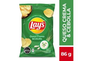 Papas Fritas LAYS sabor Queso y Cebolla 86 gr en Tienda Inglesa