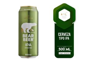 Cerveza BEAR BEER Ipa 5.6 % 500 ml en Tienda Inglesa