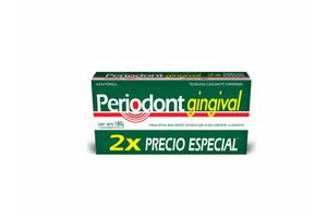 Pasta de Dientes PERIODONT Gingival 2 Unidades x 180 gr en Tienda Inglesa
