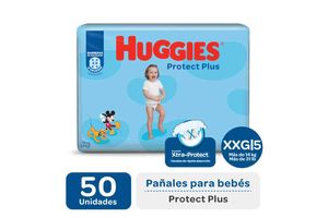 Pañales HUGGIES Protect Plus Talle XXG x 50 Unidades en Tienda Inglesa
