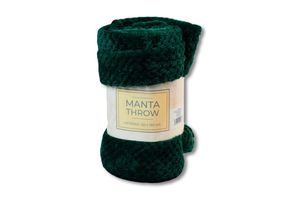 Manta Throw Verde 120 x 150 cm en Tienda Inglesa