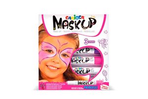 Pintura para Cara CARIOCA Mask Up Princess x3 en Tienda Inglesa