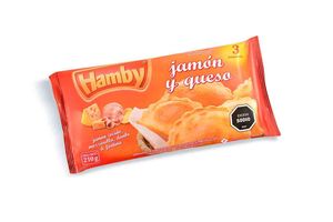 Empanadas HAMBY de Jamón y Queso x 3 en Tienda Inglesa