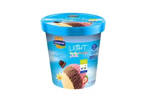 Helado Light Triple Vainilla Chocolate y Frutilla CONAPROLE 900 ml en ...