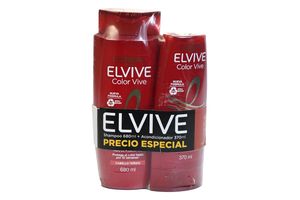 Pack ELVIVE Color Vive Shampoo 680 ml + Acondicionador 370 ml en Tienda ...