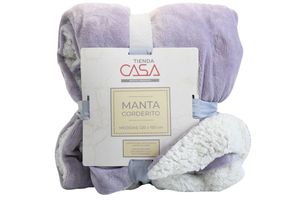 Manta Throw Lila Suave TIENDA CASA 120 x 150 cm en Tienda Inglesa