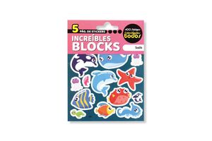 Block de 5 Hojas de Stickers en Tienda Inglesa