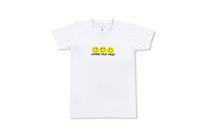 T-Shirt Manga Corta de Algodón con Estampa de Niño Blanco Talle 10 en ...