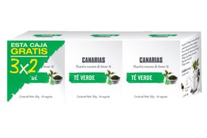 Pack 3x2 Té Verde CANARIAS 10 Sobres en Tienda Inglesa