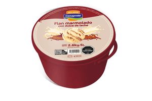 Helado sabor Flan Marmolado con Dulce de Leche CONAPROLE 5 L en Tienda ...