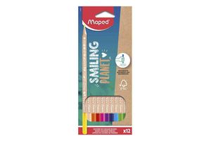 Lápices de Colores MAPED Smiling Planet en Tienda Inglesa
