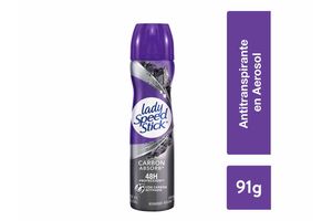 Desodorante LADY SPEED STICK Carbon Absorb en Spray 91 gr en Tienda Inglesa