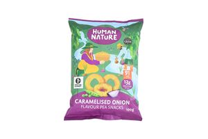 Snack HUMAN NATURE Cebolla Caramelizada 100 gr en Tienda Inglesa