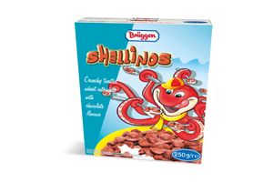 Cereal Brüggen Shellinos de Chocolate 250 gr en Tienda Inglesa