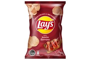 Papas LAY'S sabor Jamón Serrano 137 gr en Tienda Inglesa