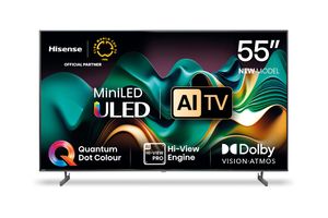 Smart TV HISENSE 55" U6N con Google TV en Tienda Inglesa
