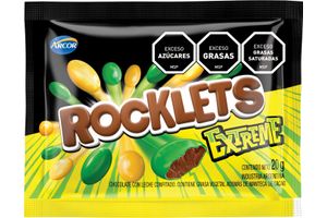 Confites de Chocolate ROCKLETS Extreme 20 gr en Tienda Inglesa